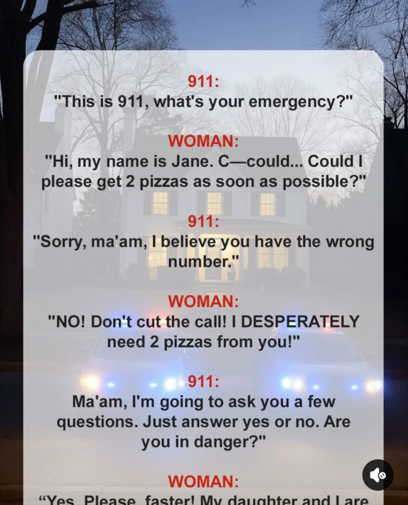 I Need Two Pizzas”: 911 Operator Uncovers Hidden Cry for Help – My Blog