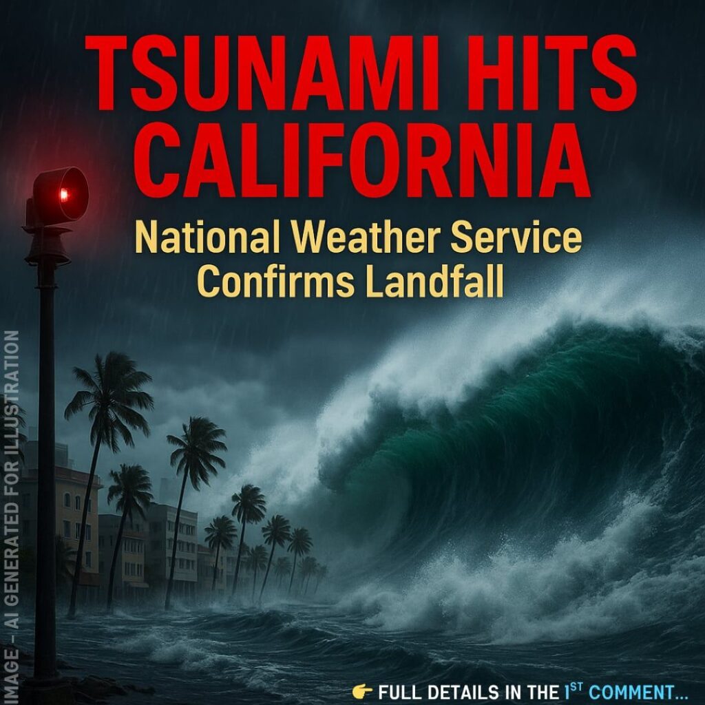 TSUNAMI HITS CALIFORNIA COAST — Here’s What Actually Happened – My Blog
