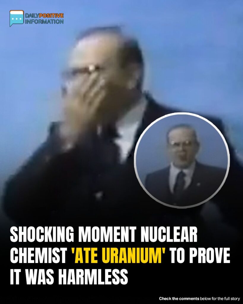 Scientist Eats Uranium On Live Tv To Prove It’s ‘Harmless’—Audience ...