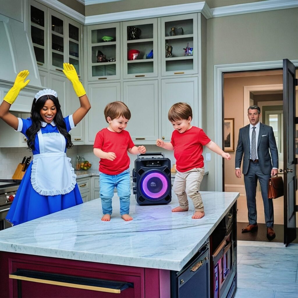 A Moment of Joy: How a Maid’s Dancing in the Kitchen Changed the Father ...