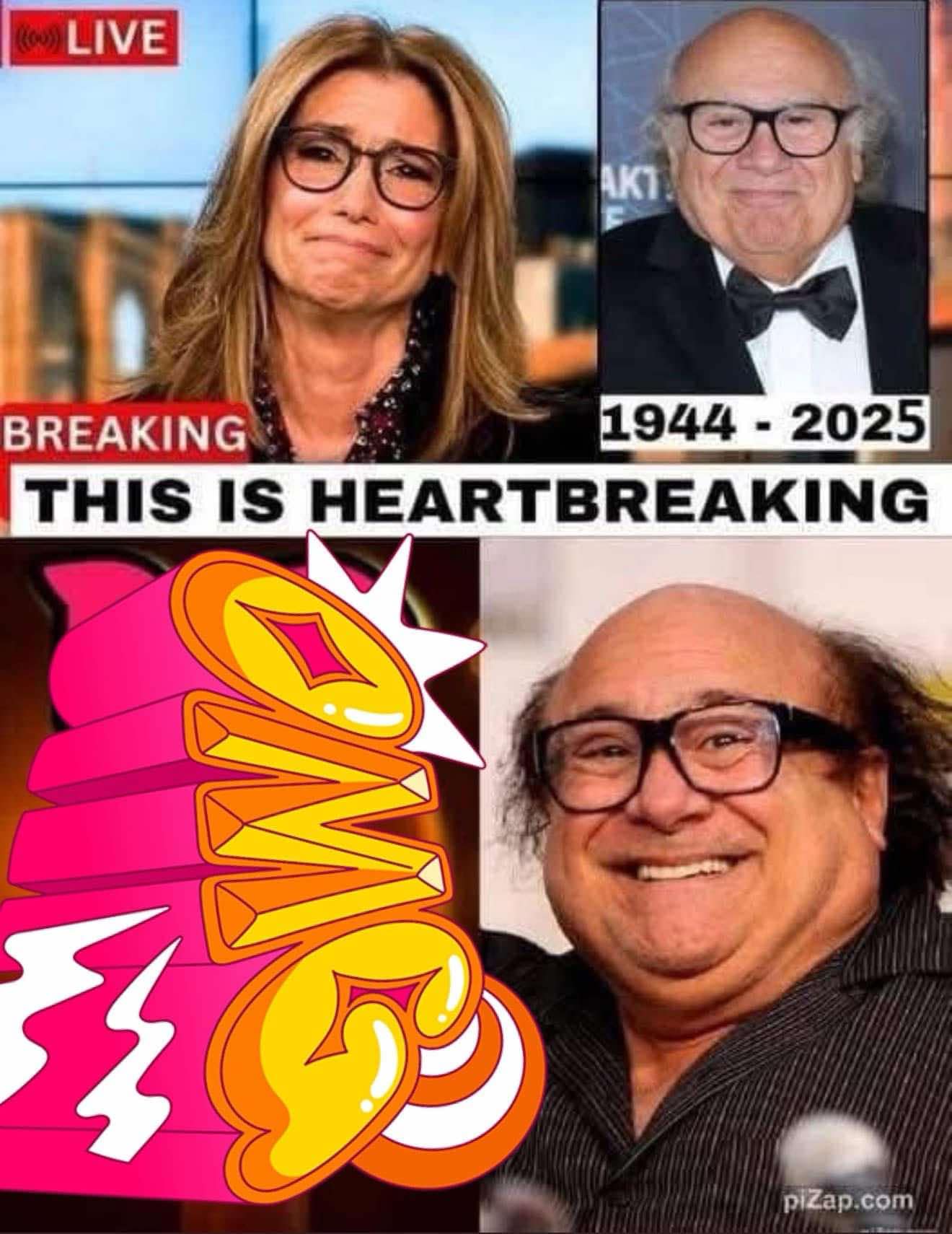 TV icon Danny DeVito, Goodbye Danny DeVito. – My Blog