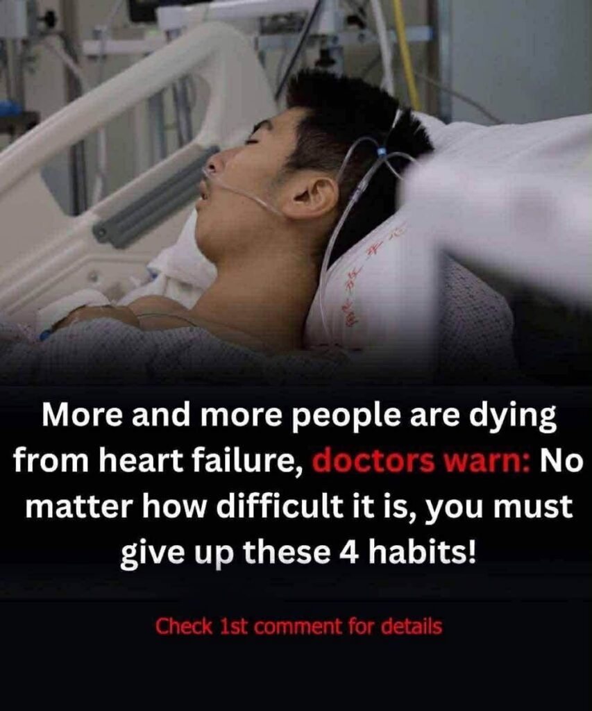 More people are dying from heart failure, doctors warn: give up these 4 ...