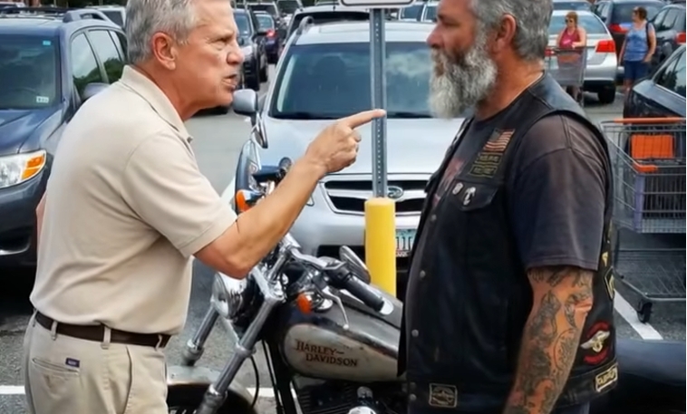 I called out a biker for occupying a spot reserved for veterans – My Blog