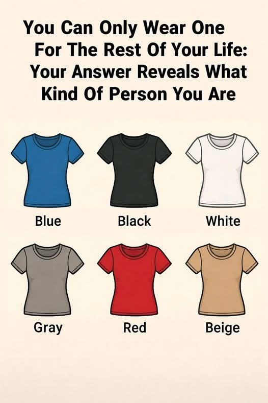 One Color Personality Test – My Blog